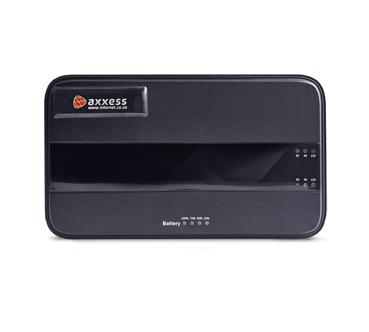 GIZZU 36W 32Wh 8800mAh Mini Dual DC UPS Black