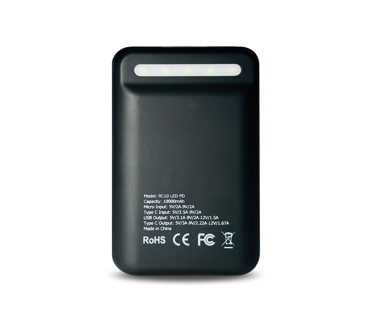 Red-E RC10 PD LED 10k mAh Power Bank + 3in1 Cable