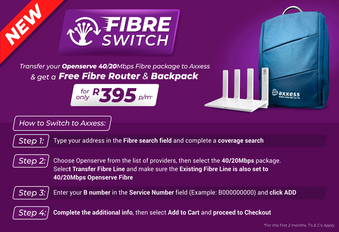 Axxess - Openserve Uncapped Fibre